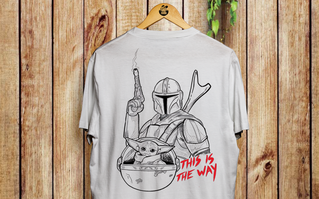 T-SHIRT - MANDALORIAN #01 - PsychoPanda | ストリートウェア